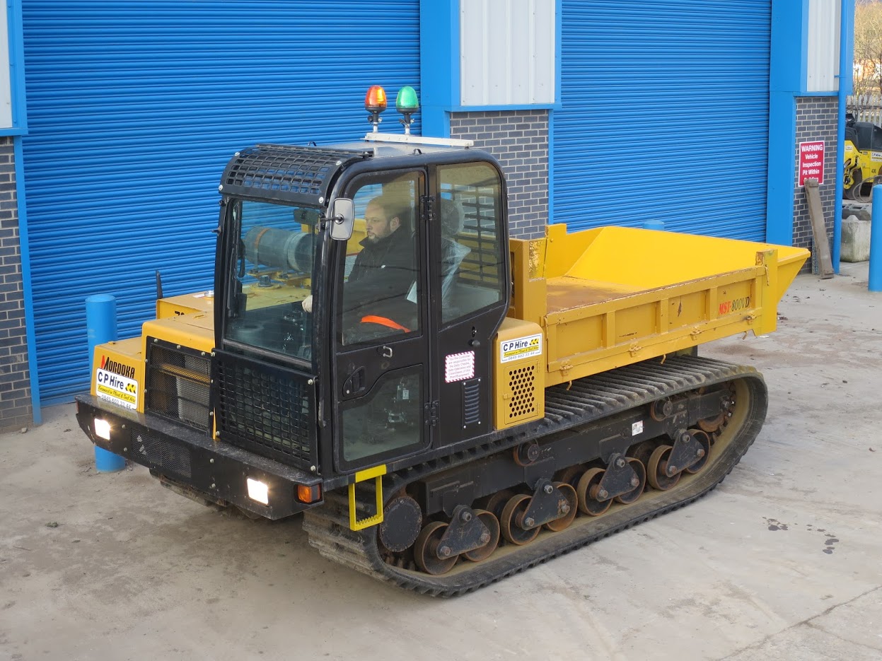 8 Ton Tracked Dumper - CP Hire