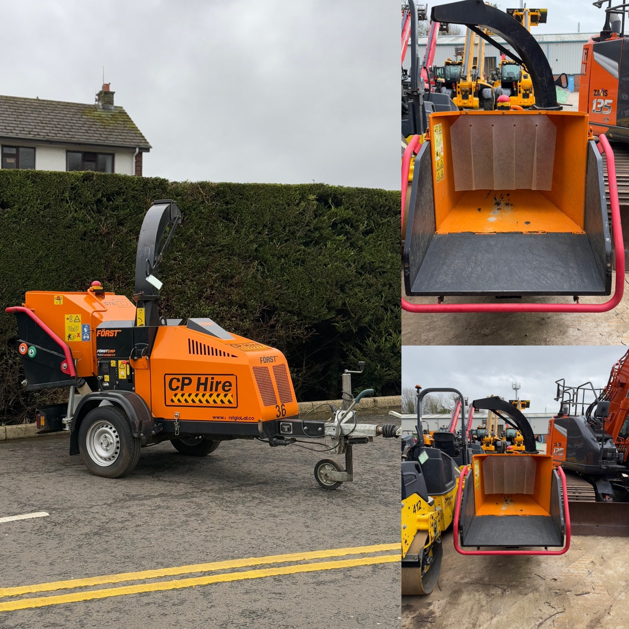 Wood Chipper (Towable) Hire Northern Ireland | CP Hire | Est. 1971